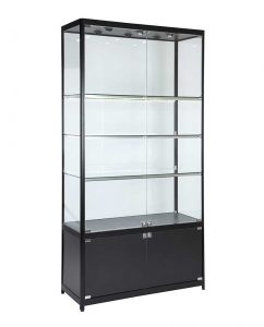 Tall Display Cabinets | Frameless Display Cabinets