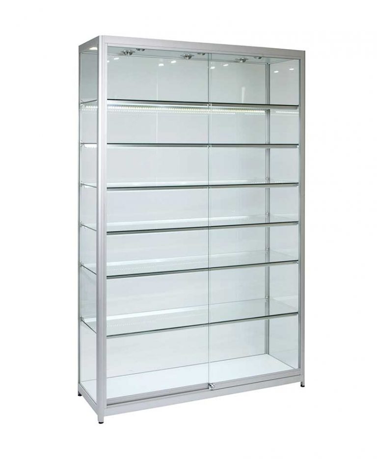 Tall Display Cabinets | Frameless Display Cabinets