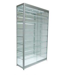 Tall Display Cabinets | Frameless Display Cabinets