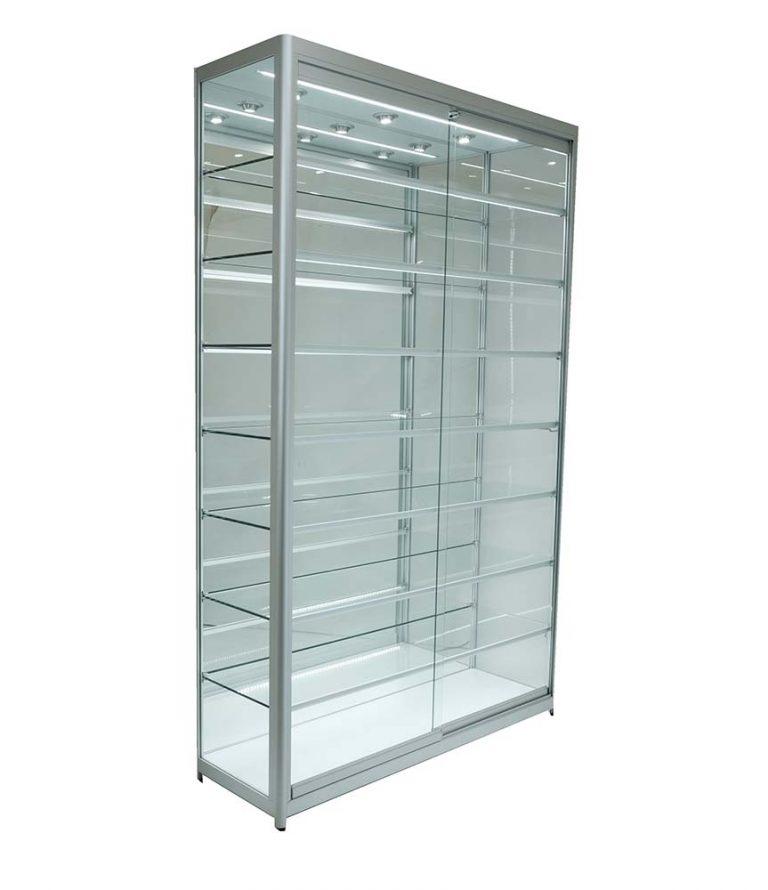 Tall Display Cabinets | Frameless Display Cabinets